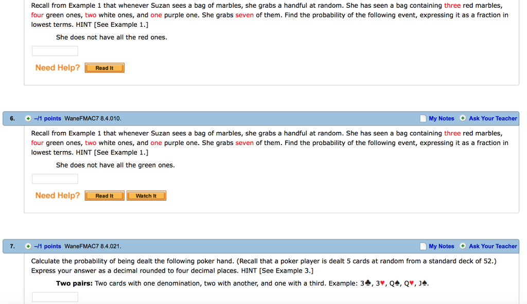 Solved Recall from Example 1 that whenever Suzan sees a bag | Chegg.com