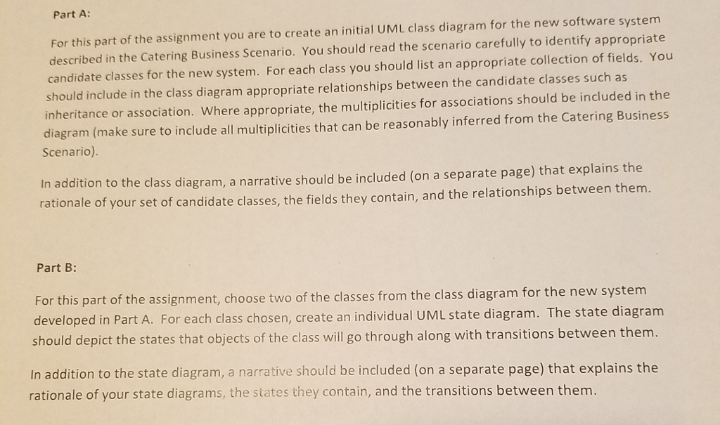 Solved Part A: system For this part of the assignment you | Chegg.com