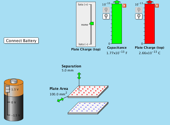 Solved Using the capacitor simulation found | Chegg.com
