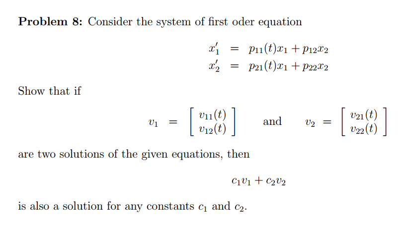 Solved Consider the system of first oder equation x?_1 = | Chegg.com