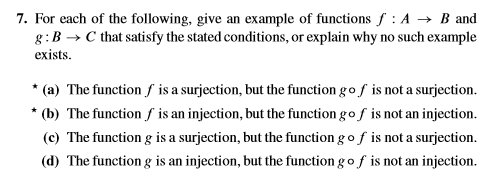 Solved For each of the following, give an example of | Chegg.com