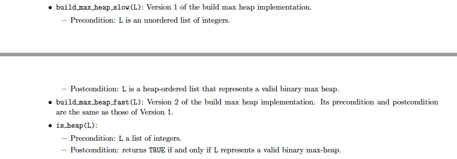 Solved Need to write the code of binary heap that takes | Chegg.com
