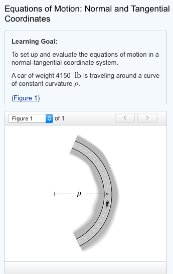 Solved Equations of Motion: Normal and Tangential | Chegg.com