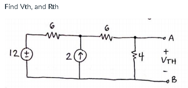 Solved Find Vth, and Rth | Chegg.com