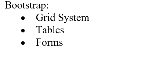 Solved Bootstrap: » Grid System » Tables Forms | Chegg.com