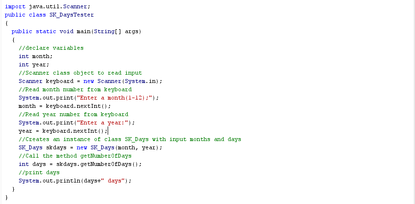 Redo the Day program from Chapter 8 as a GUI. Use a | Chegg.com