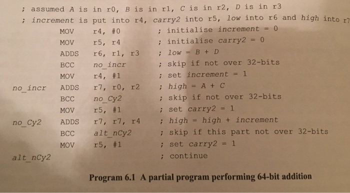 Solved Please answer in ARM assembly language. Thanks. | Chegg.com