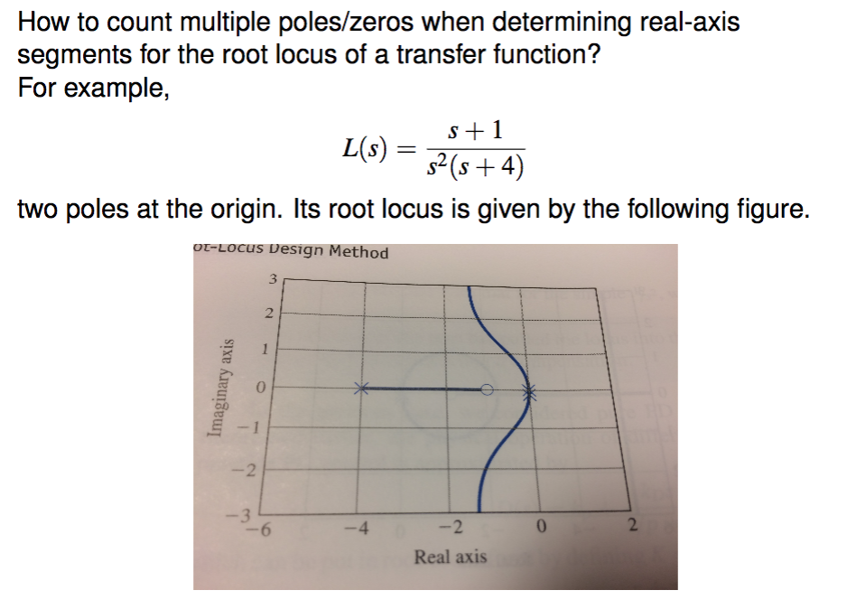 Solved How to count multiple poles/zeros when determining | Chegg.com Solved How to count multiple poles/zeros when determining | Chegg.com