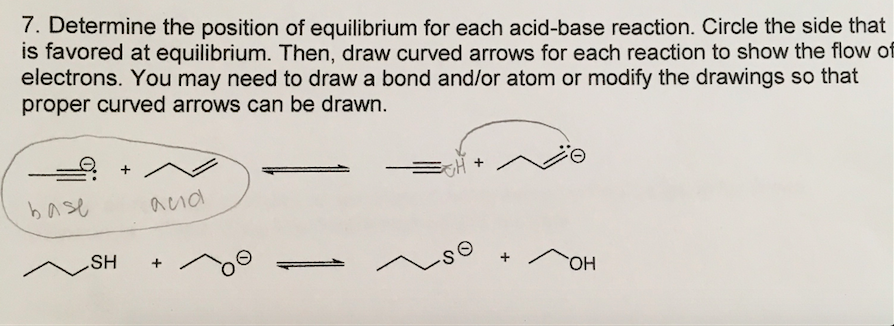 Solved Determine the position of equilibrium for each | Chegg.com