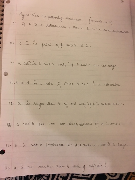 Solved Introduction to symbolic logic If the goal is a | Chegg.com