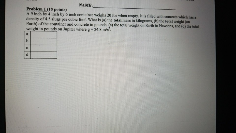 solved-name-problem-1-18-points-a-9-inch-by-4-inch-by-6-chegg