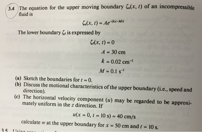 Solved The equation for the upper moving boundary _u(x,t) | Chegg.com