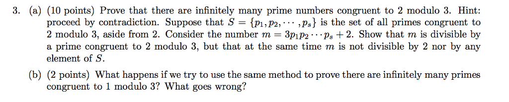 Solved Prove that there are infinitely many prime numbers | Chegg.com