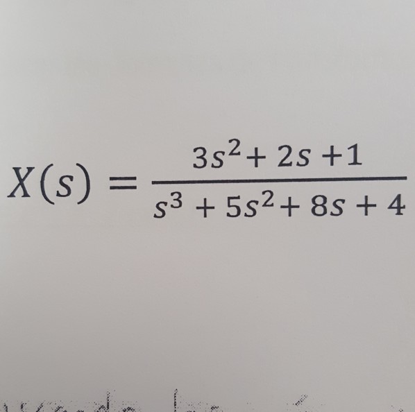 Solved 3s2+ 2s +1 | Chegg.com