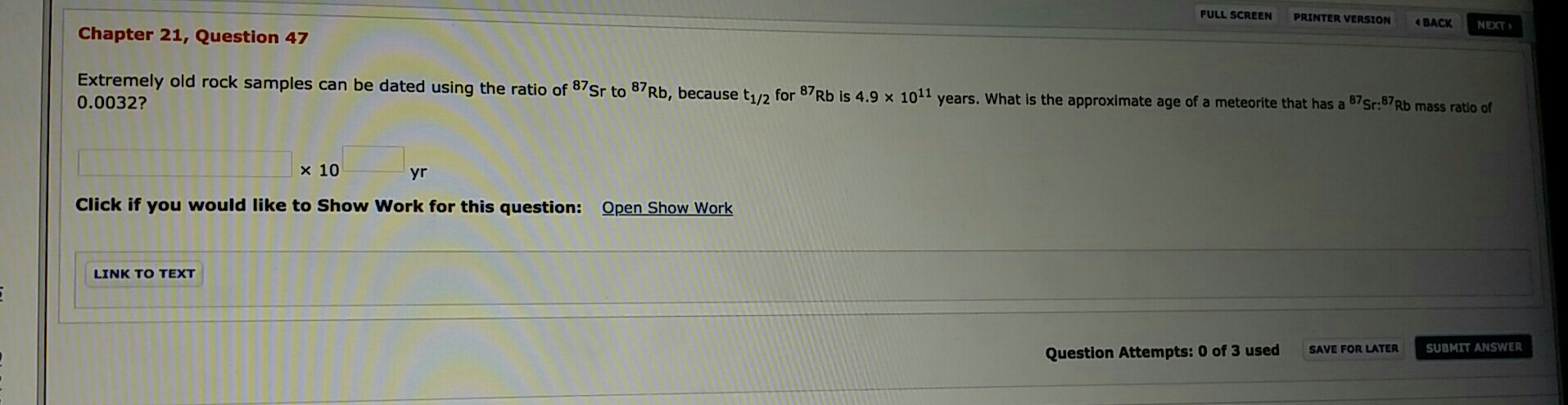 Solved FULL SCREEN PRINTER VERSION BACK NECT Chapter 21, | Chegg.com