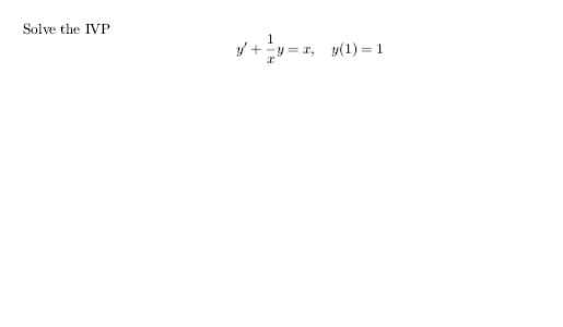 Solved Solve the IVP | Chegg.com