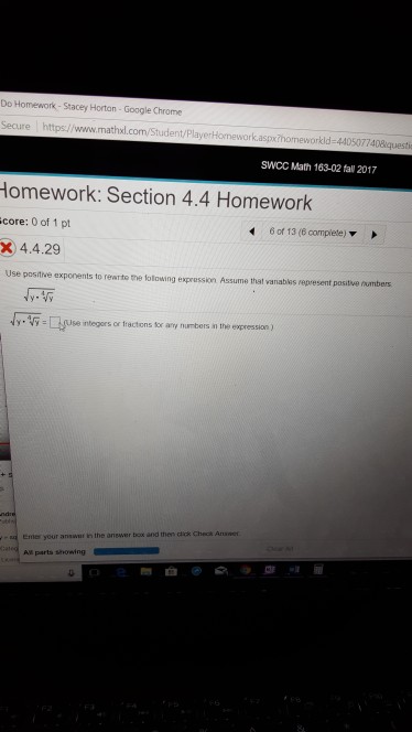 Solved Do Homework- Stacey Hortan- Google Chrome Secure | Chegg.com