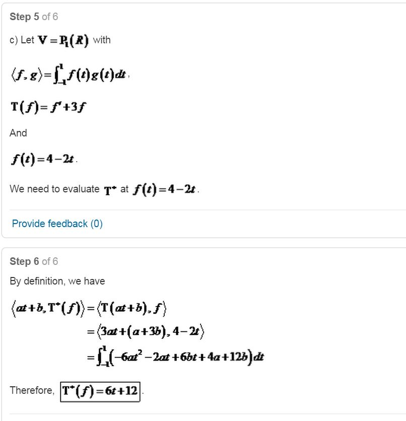 Solved In Linear Algebra, 4th edition, Friedberg Exercise | Chegg.com Solved In Linear Algebra, 4th edition, Friedberg Exercise | Chegg.com