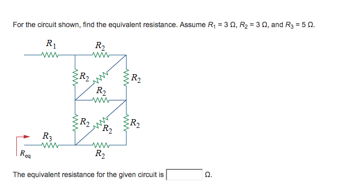 Solved For the circuit shown, find the equivalent | Chegg.com