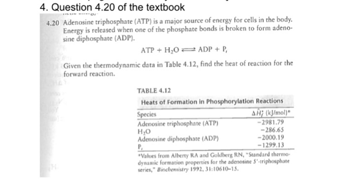 Solved Adenosine triphosphate (ATP) is a major source of | Chegg.com
