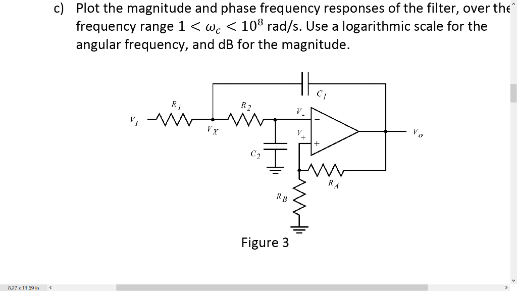 Solved Active Filter Analysis: Consider the second order | Chegg.com Solved Active Filter Analysis: Consider the second order | Chegg.com