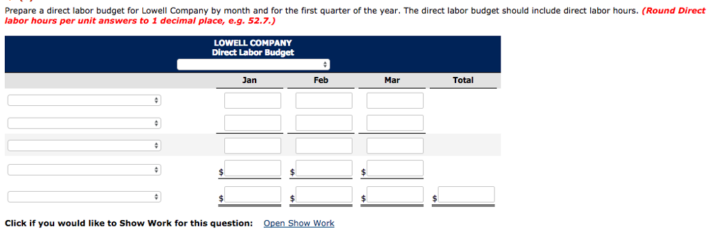 Solved Exercise 21-10 (Part Level Submission) Lowell Company | Chegg.com