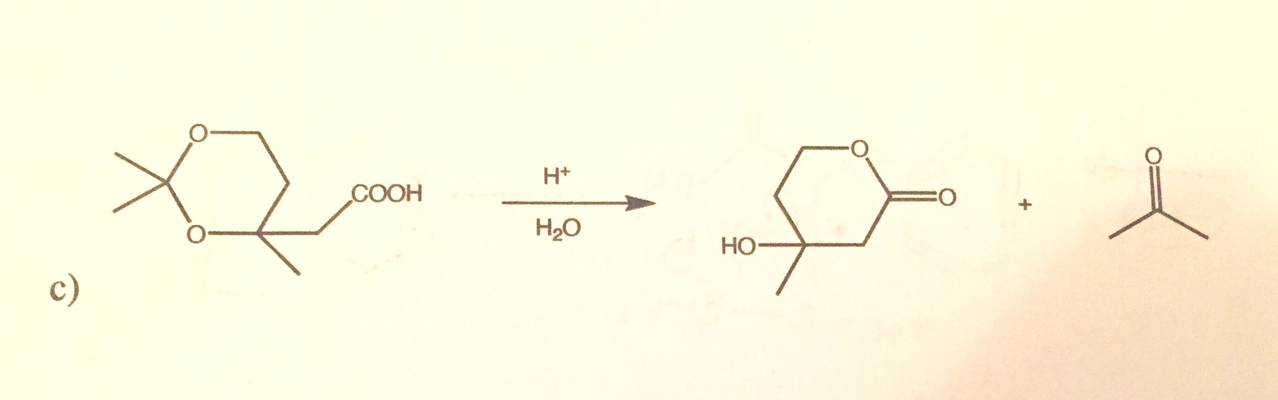 Solved H+ COOH H2o c) | Chegg.com