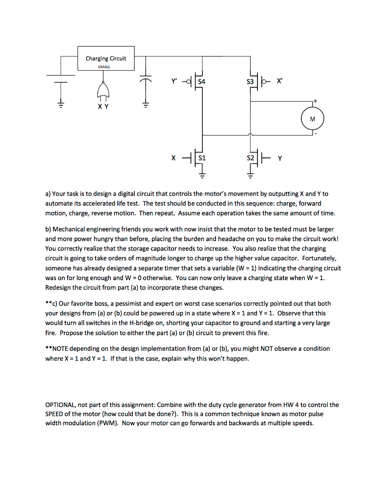 Solved One type of DC motor drive circuit known as the | Chegg.com