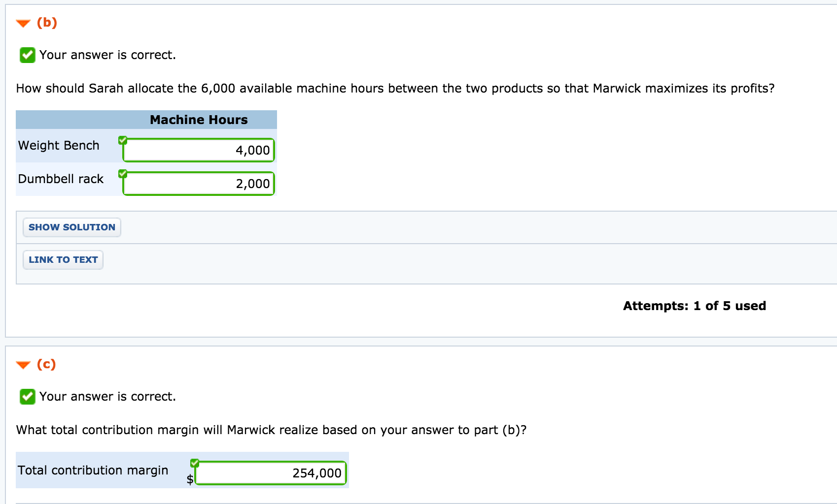 Solved Problem 8-26 (Part Level Submission) Marwick | Chegg.com