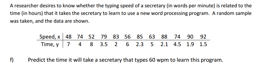 Solved A. Find the Correlation Coefficient B. Find Critical | Chegg.com