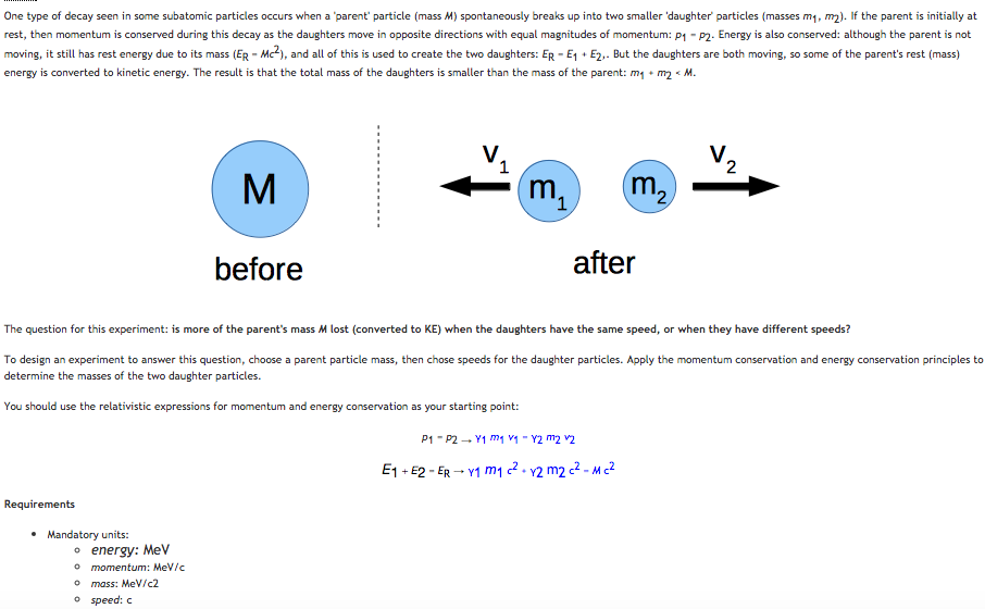 Solved One type of decay seen in some subatomic particles | Chegg.com