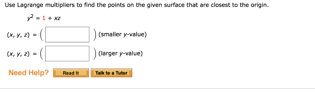 Solved Use Lagrange multipliers to find the points on the | Chegg.com
