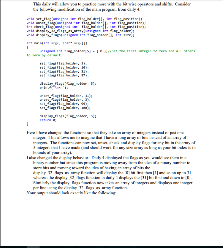 Solved This daily will allow you to practice more with the | Chegg.com