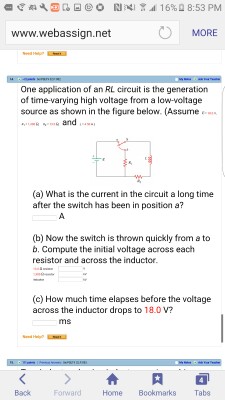 Solved One application of an RL circuit is the generation of | Chegg.com