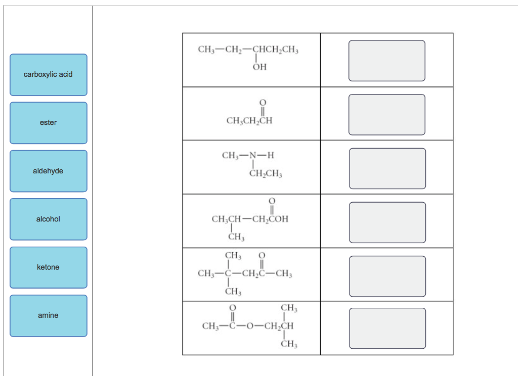 Solved CH3-CH2-CHCH,CH3 ?? carboxylic acid ester CH3CH2CH CH | Chegg.com