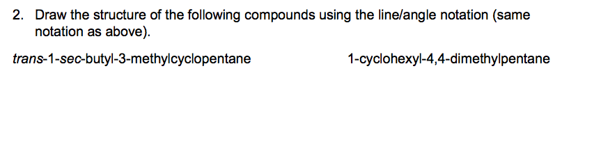 Solved 2. Draw the structure of the following compounds | Chegg.com