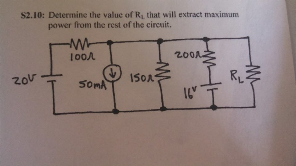 Solved determine the value of Rl that will extract maximum | Chegg.com Solved determine the value of Rl that will extract maximum | Chegg.com