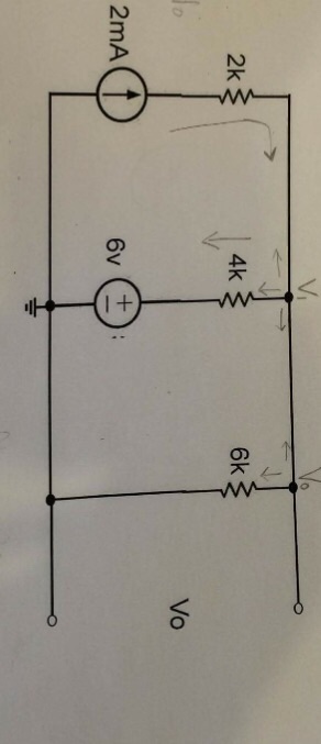Solved 2k 2mAA 4k Vo | Chegg.com