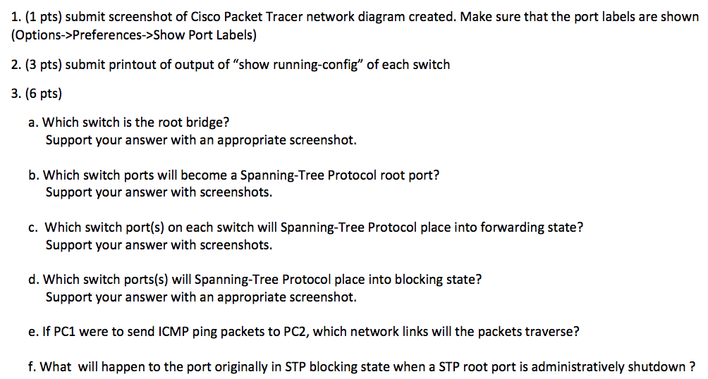 Use Cisco Packet Tracer to create the network shown | Chegg.com