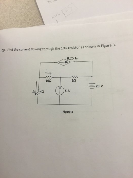 Solved Find the current flowing through the 10 Ohm resistor | Chegg.com