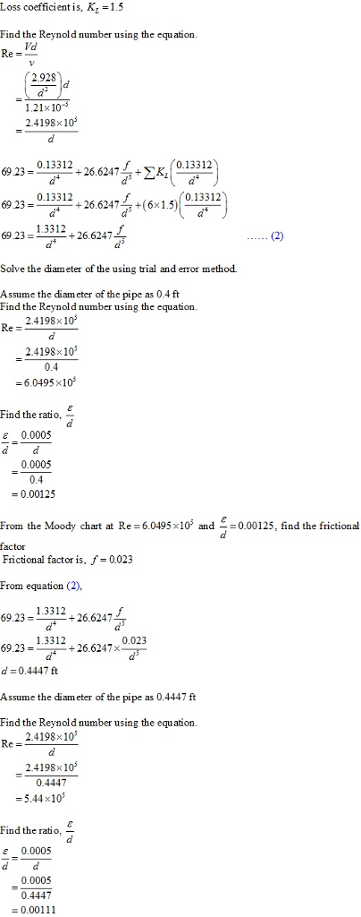 (Solved) - A certain process requires 2.3 cfs of water to be delivered ...