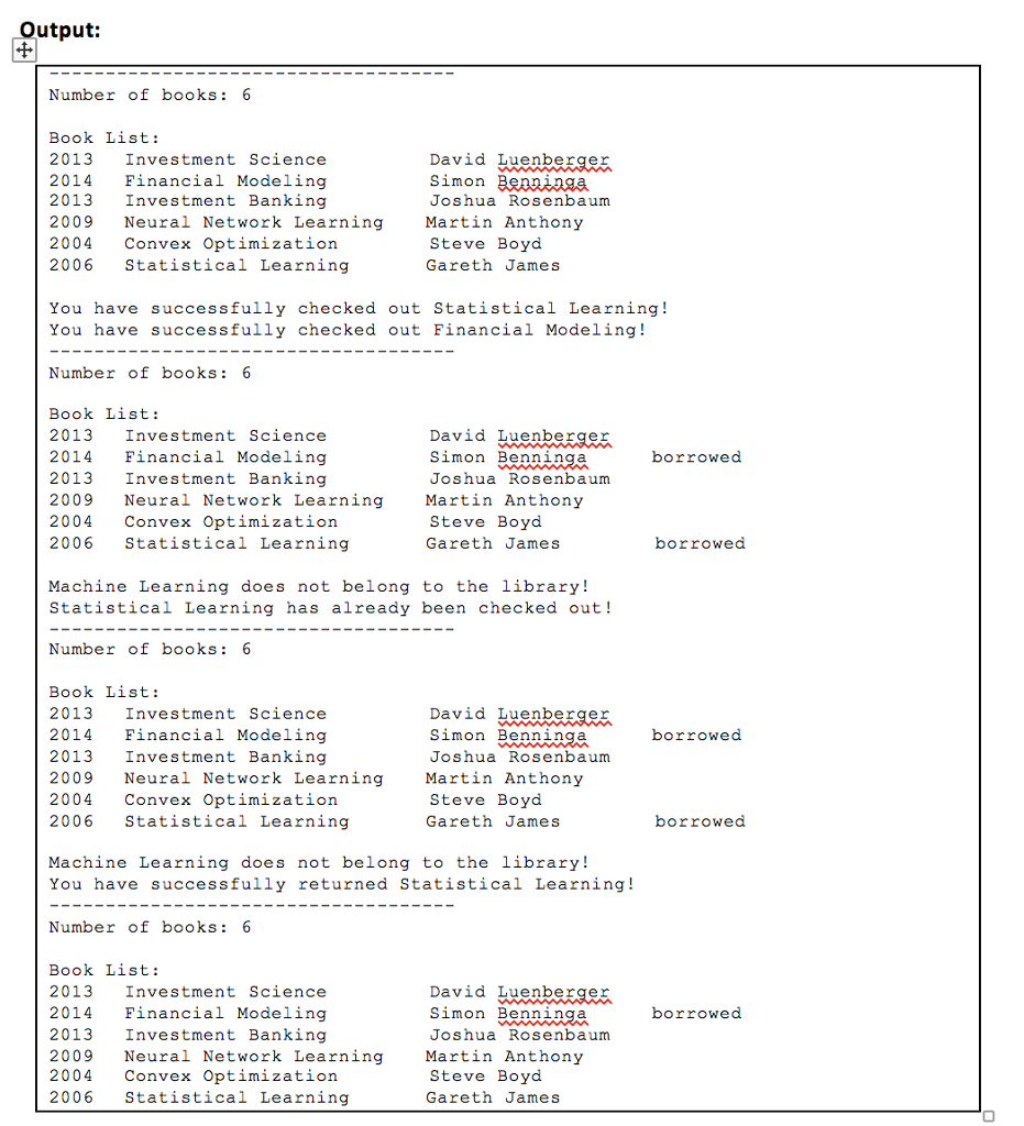 Solved This assignment involves the development of a library | Chegg.com