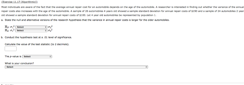 Solved Exercise 11.17 (Algorithmic) Most individuals are | Chegg.com