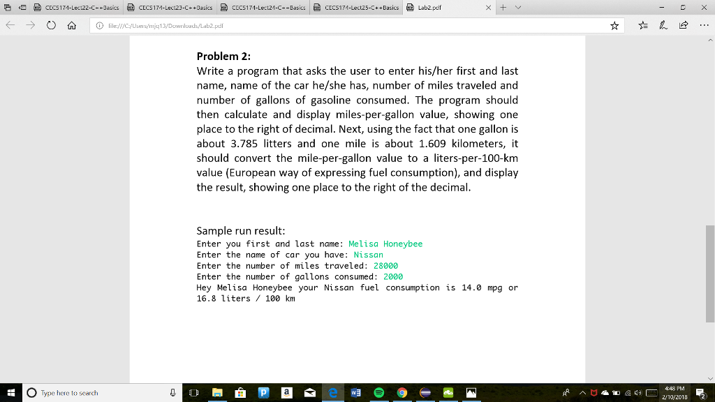Solved Need Help solving this program. NEEDS TO BE IN C++ | Chegg.com