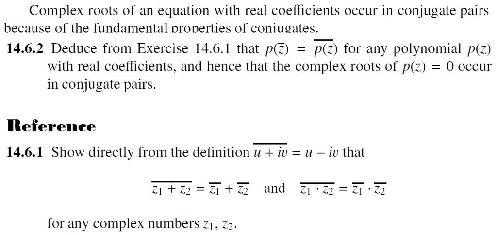 Solved Complex roots of an equation with real coefficients | Chegg.com