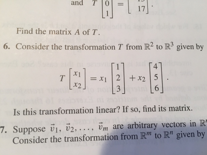 Solved Consider the transformation T from R^2 to R^3 given | Chegg.com