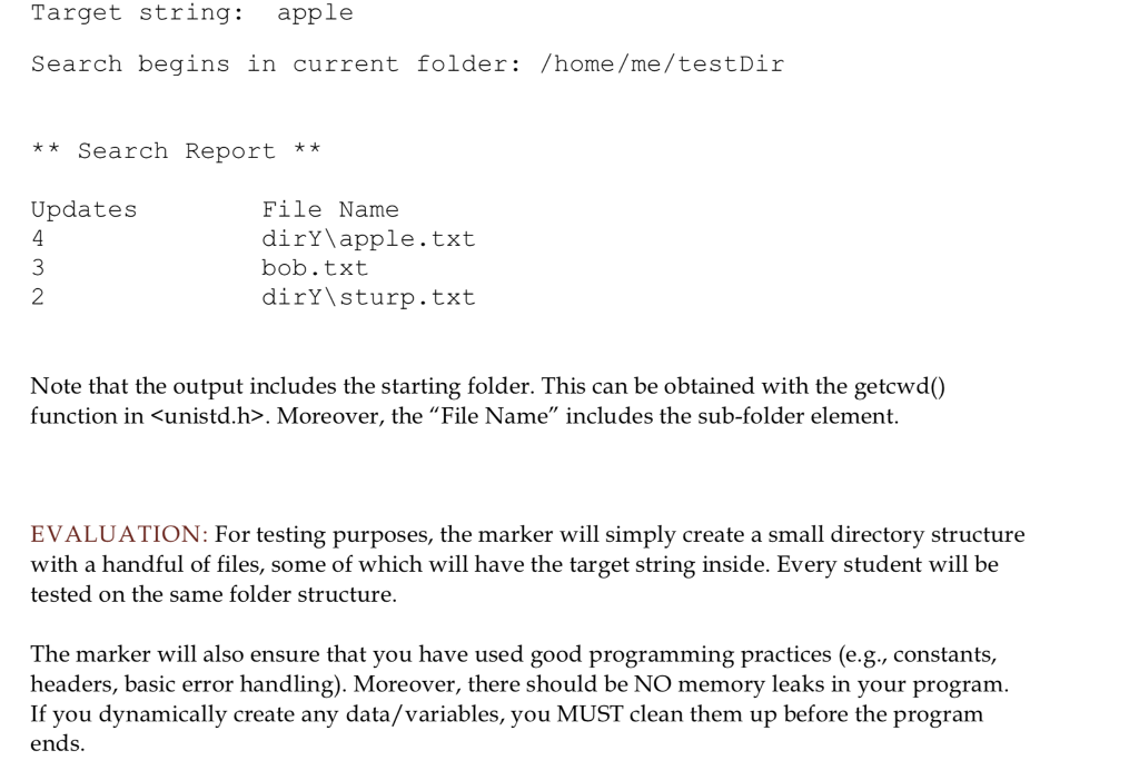 Solved Should be done using C. I have experience in Java but | Chegg.com