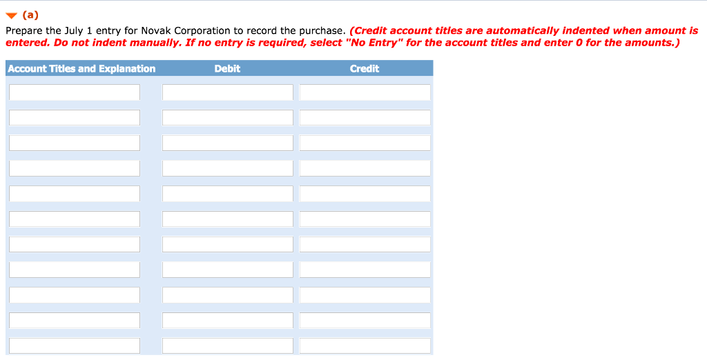 Solved Exercise 12-12 (Part Level Submission) On July 1, | Chegg.com