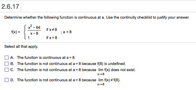 Solved 2.6.19 Determine whether the following function is | Chegg.com