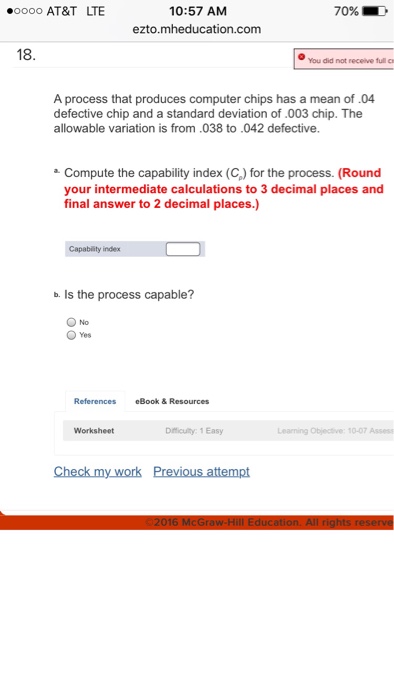 Solved A process that produces computer chips has a mean of | Chegg.com